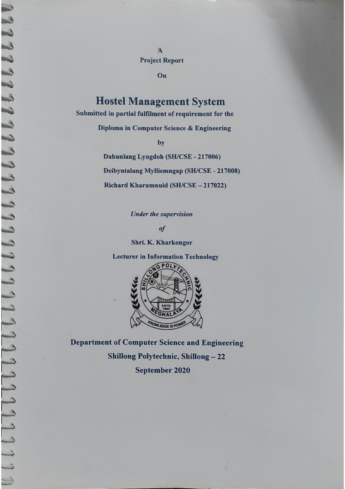 Project report - Computer science and engineering - Studocu