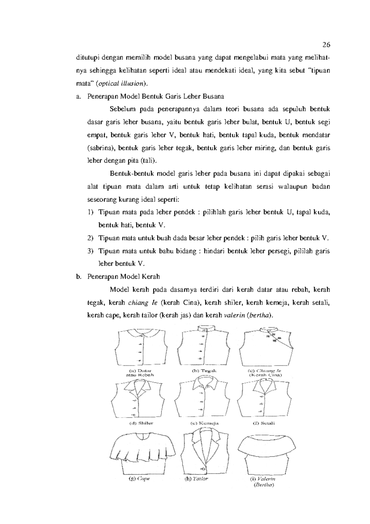 Materi Dasar Busana Modul 27 - ditutupi dengan memilih model busana yang dapat mengelabui mata ...