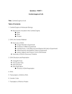 BIOO UNIT 3 6 - bio - UNIT 3 CHAPTER 9 | Fundamentals of Genetics ...