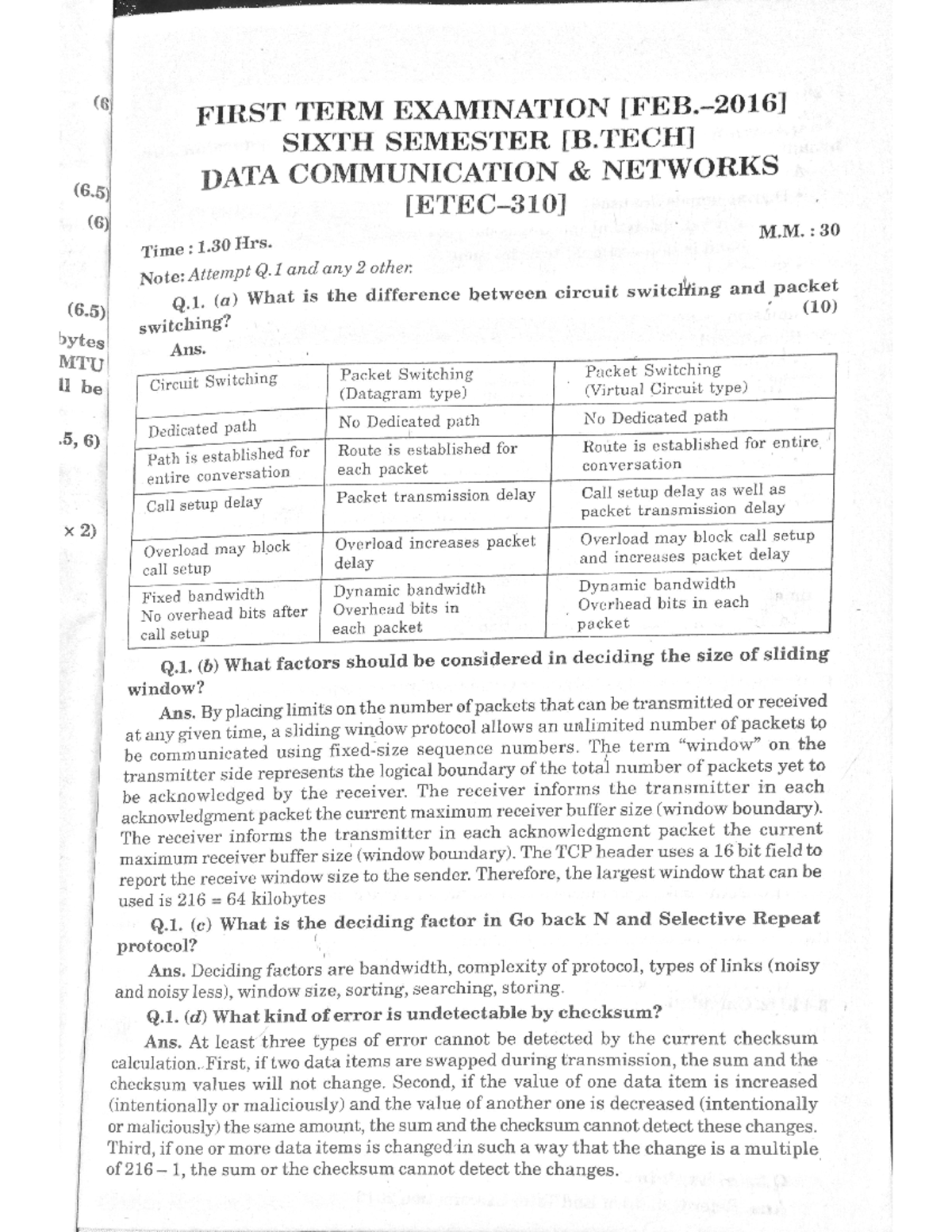 Aakash DCN - btech - Studocu