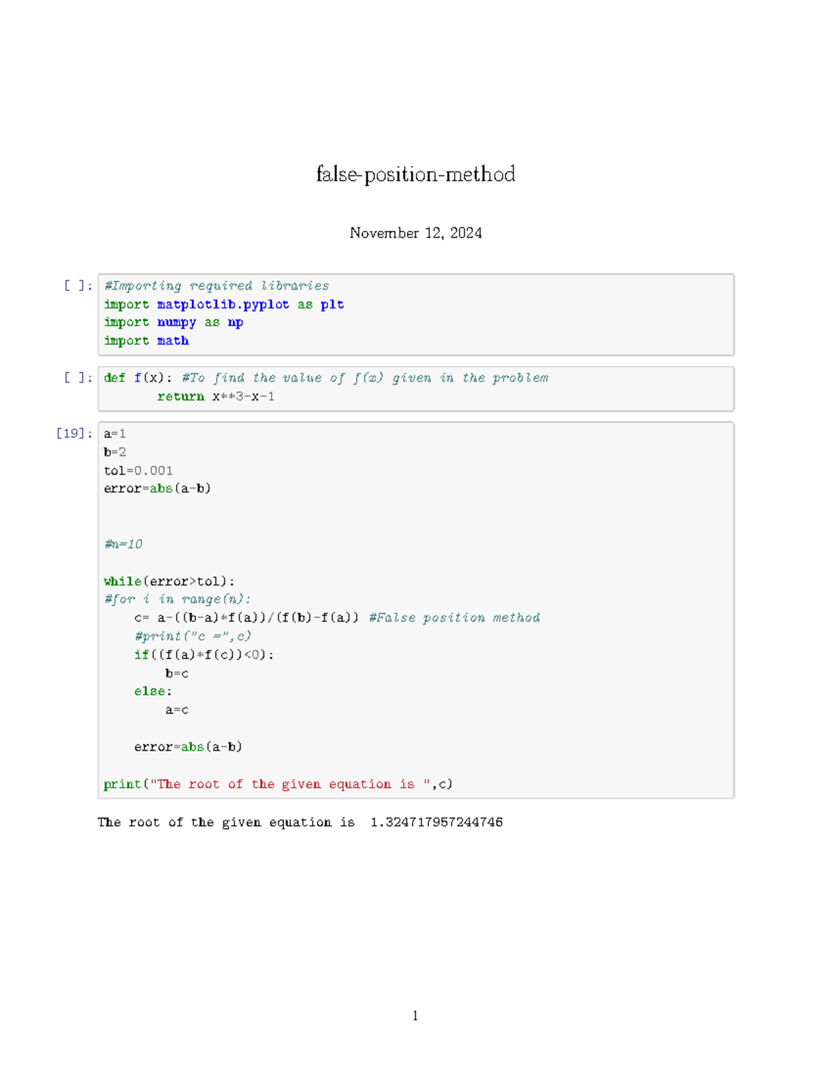 False-position-method - false-position-method November 12, 2024 [ ]: # ...