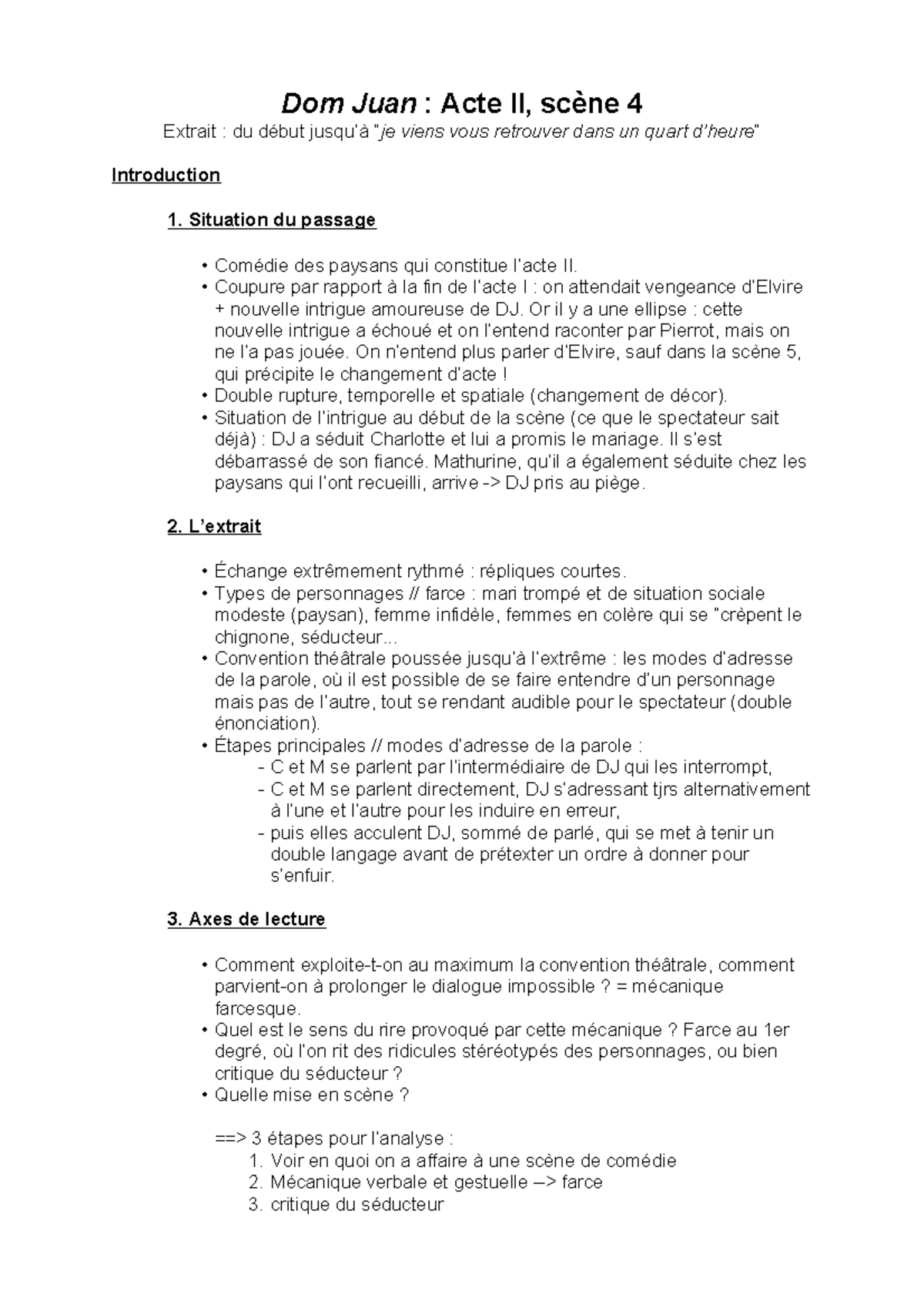 02 acte ii scc3a8ne 4 - Kebzhebdbdbvddv - Dom Juan : Acte II, scène 4 Extrait : du début jusqu’à ...