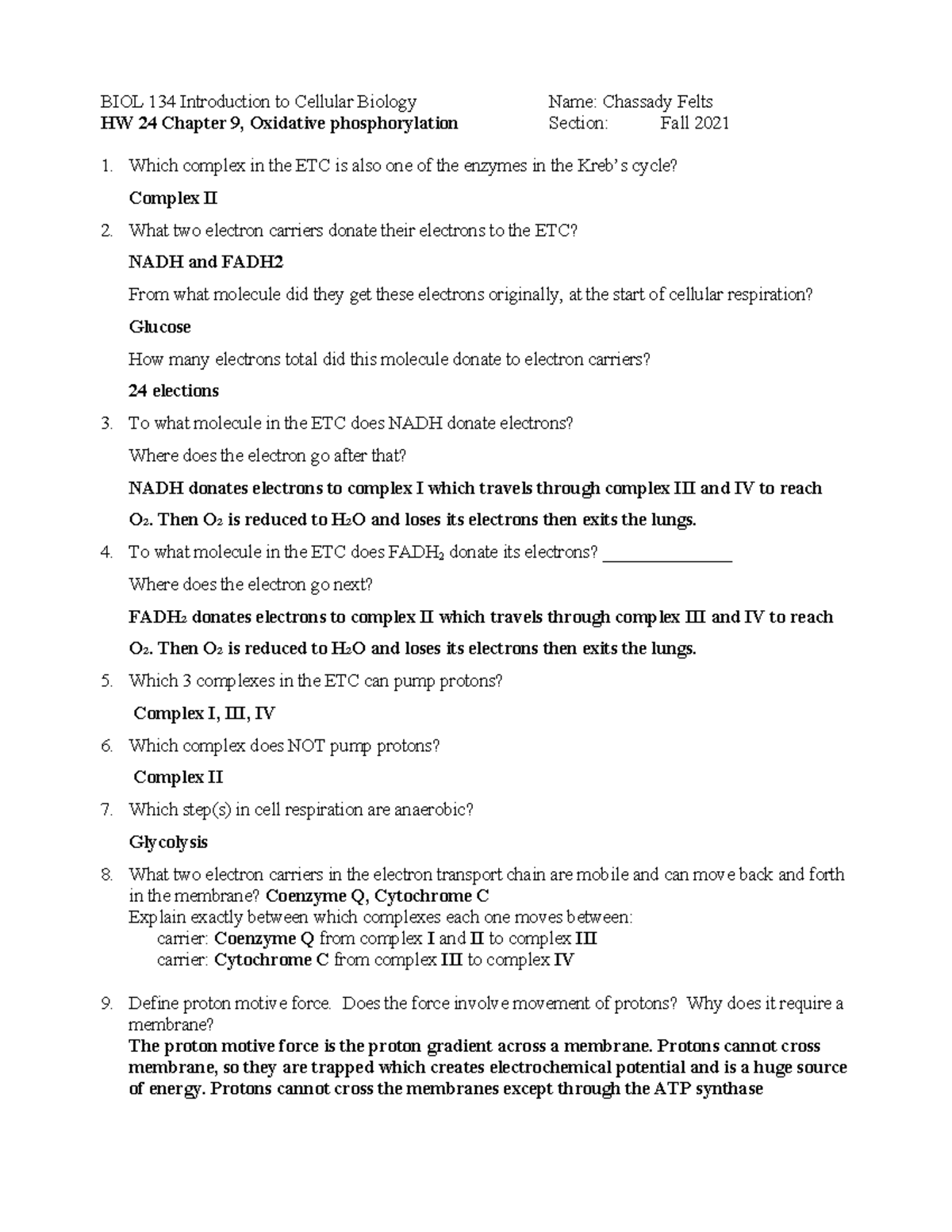 HW24+ETC%2C+Ox+phos1 f21%281%29 - BIOL 134 Introduction to Cellular ...