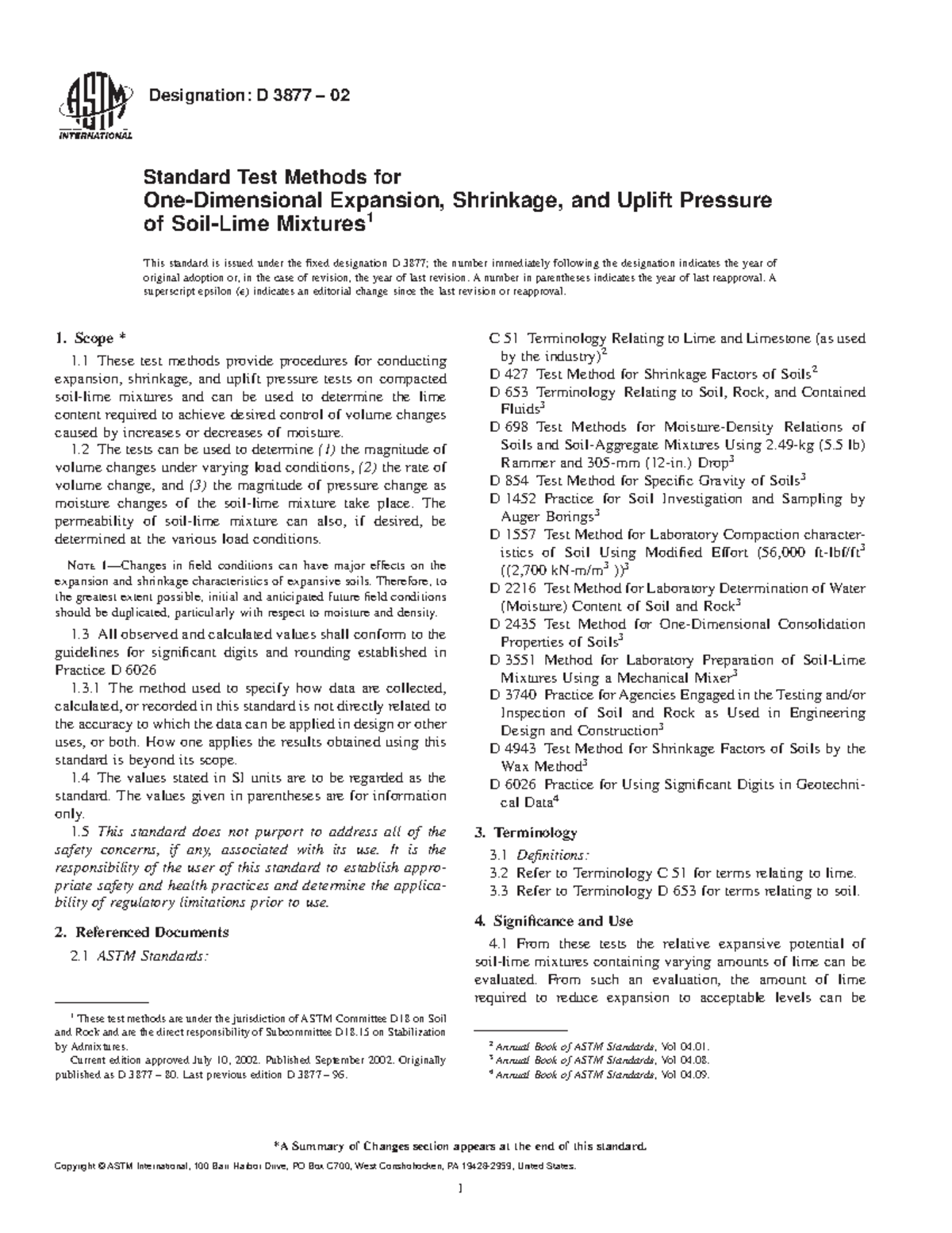 D-3877 - Norma Astm - Designation: D 3877 – 02 Standard Test Methods ...