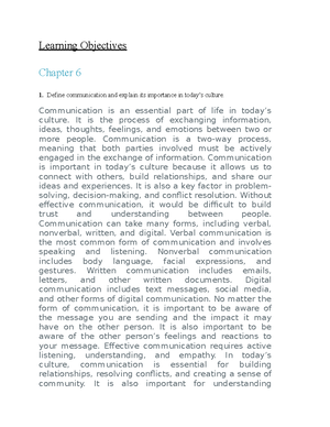 Chapter 4 - Learning Objectives - Supervision - Learning Objectives Chapter 4 Define the concept ...