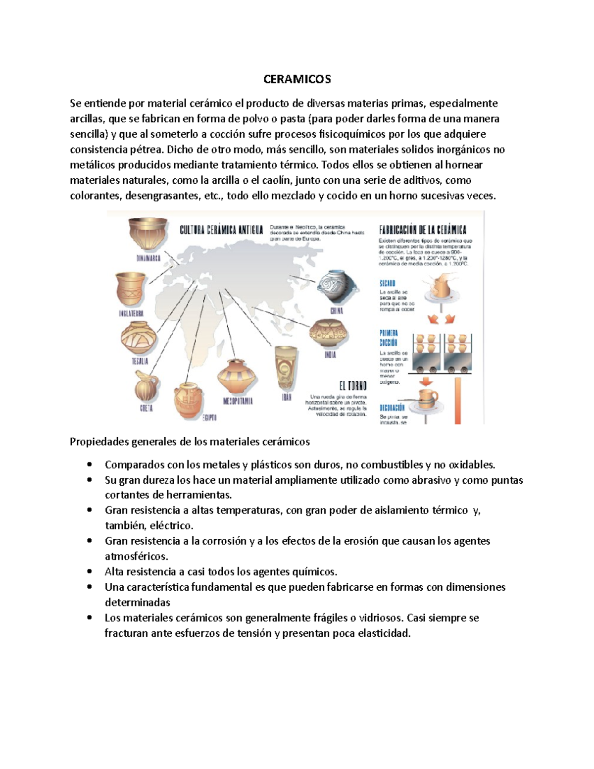 Cerámicos, Polímeros y compuestos - CERAMICOS Se entiende por material ...