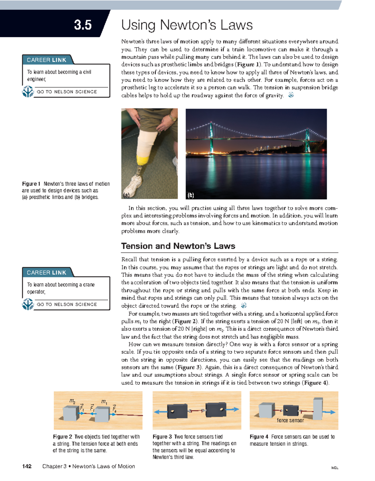 Phys11 3 5 - USE IT - Using Newton’s Laws Newton’s three laws of motion ...