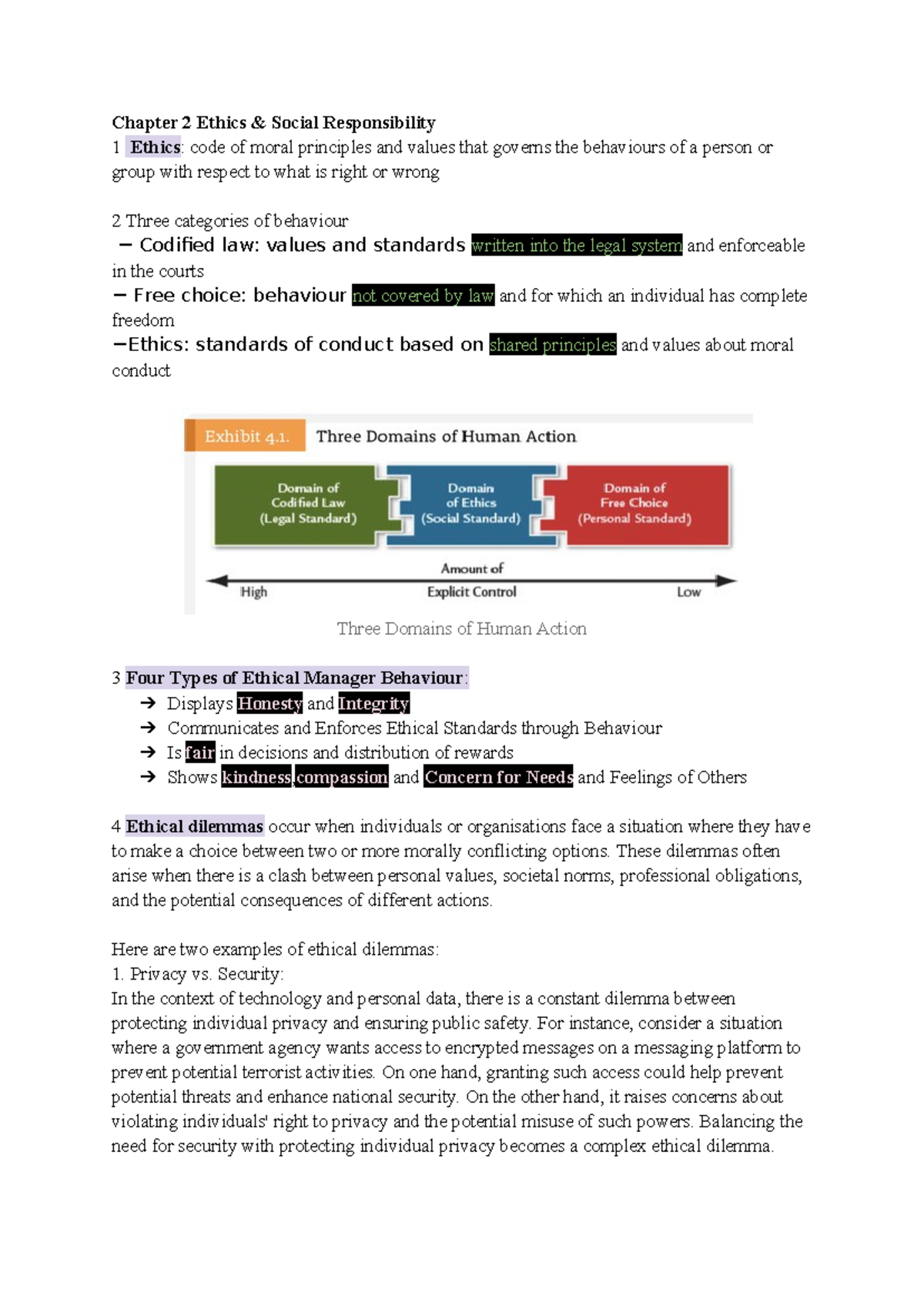 Chapter 2 Ethics & Social Responsibility - Chapter 2 Ethics & Social ...