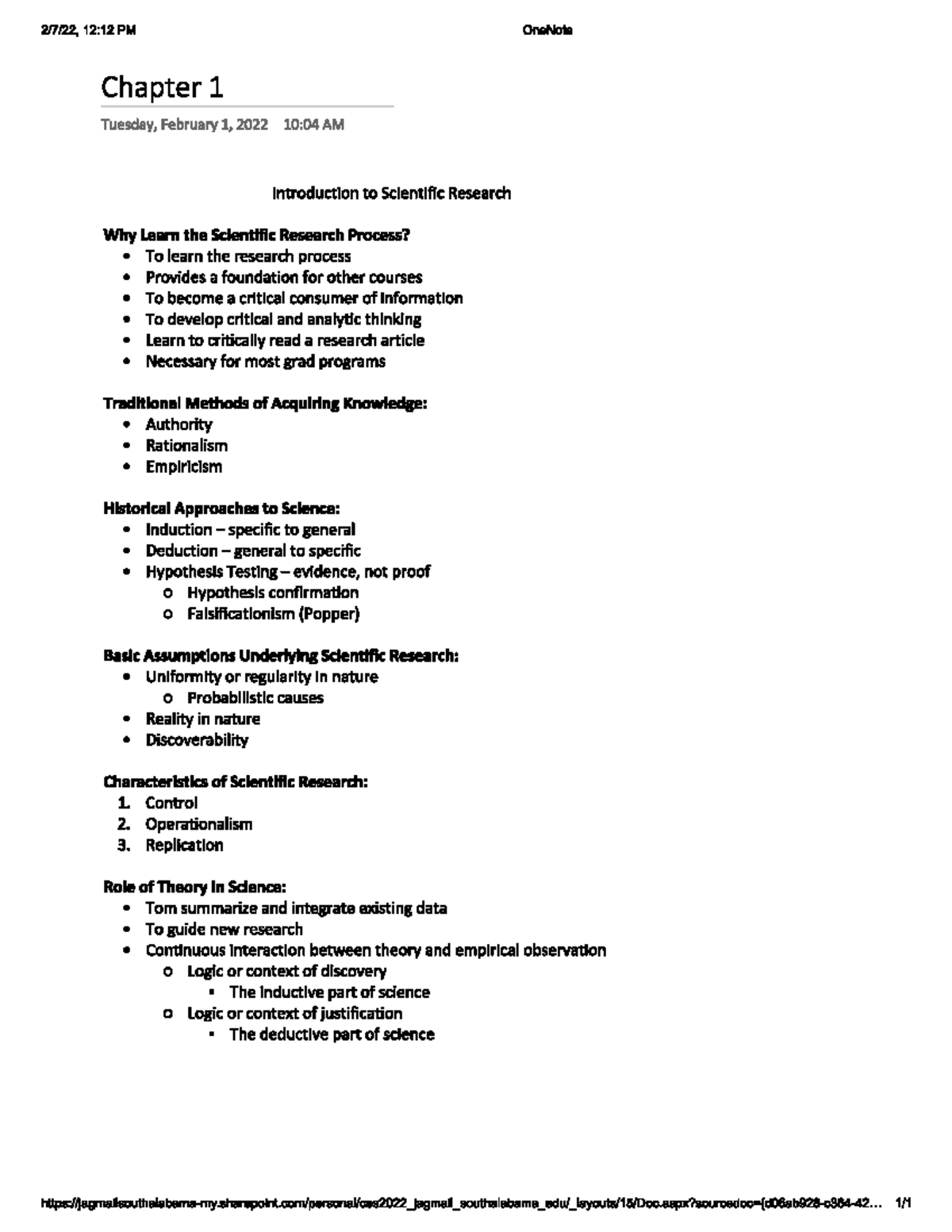 Chapter 1 - Lecture notes 5 - PSY 220 - Studocu