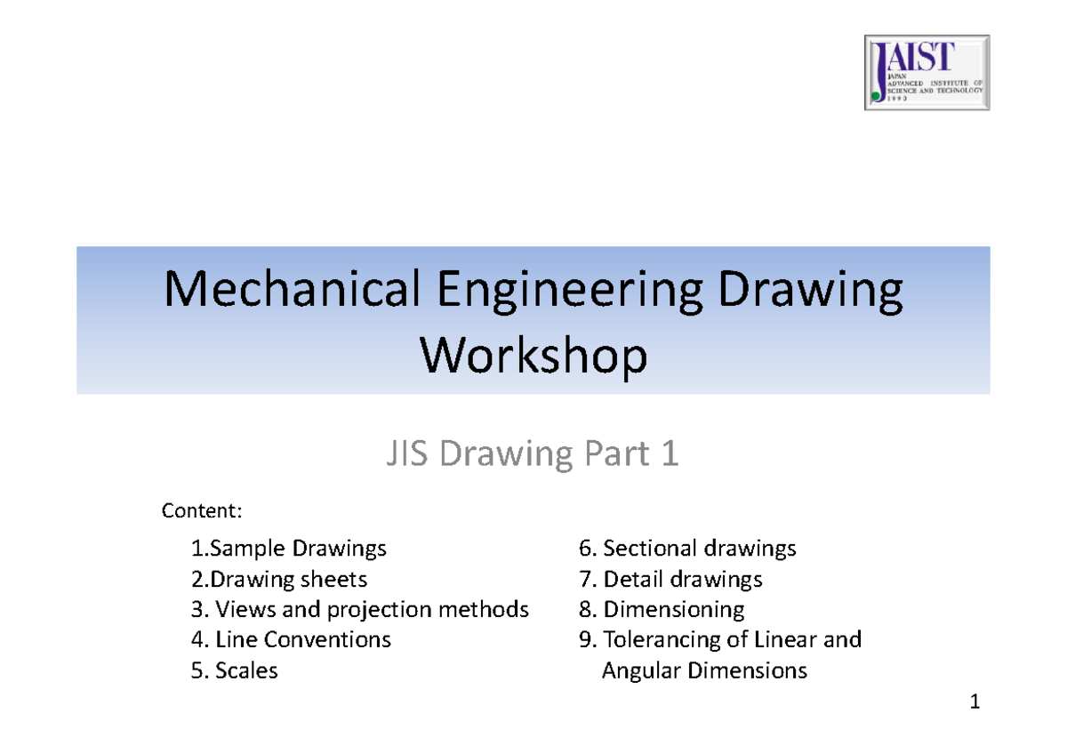 Mechanical Engineering Drawing Workshop ( PDFDrive ) - Mechanical ...