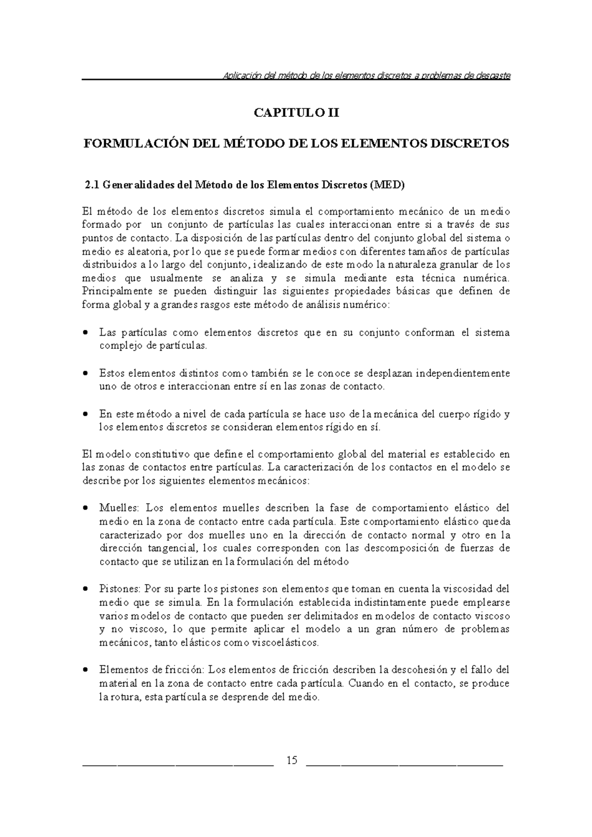 37189-7 - Tarea - CAPITULO II FORMULACI”N DEL M.. DE LOS ELEMENTOS DISCRETOS 2 Generalidades del ...