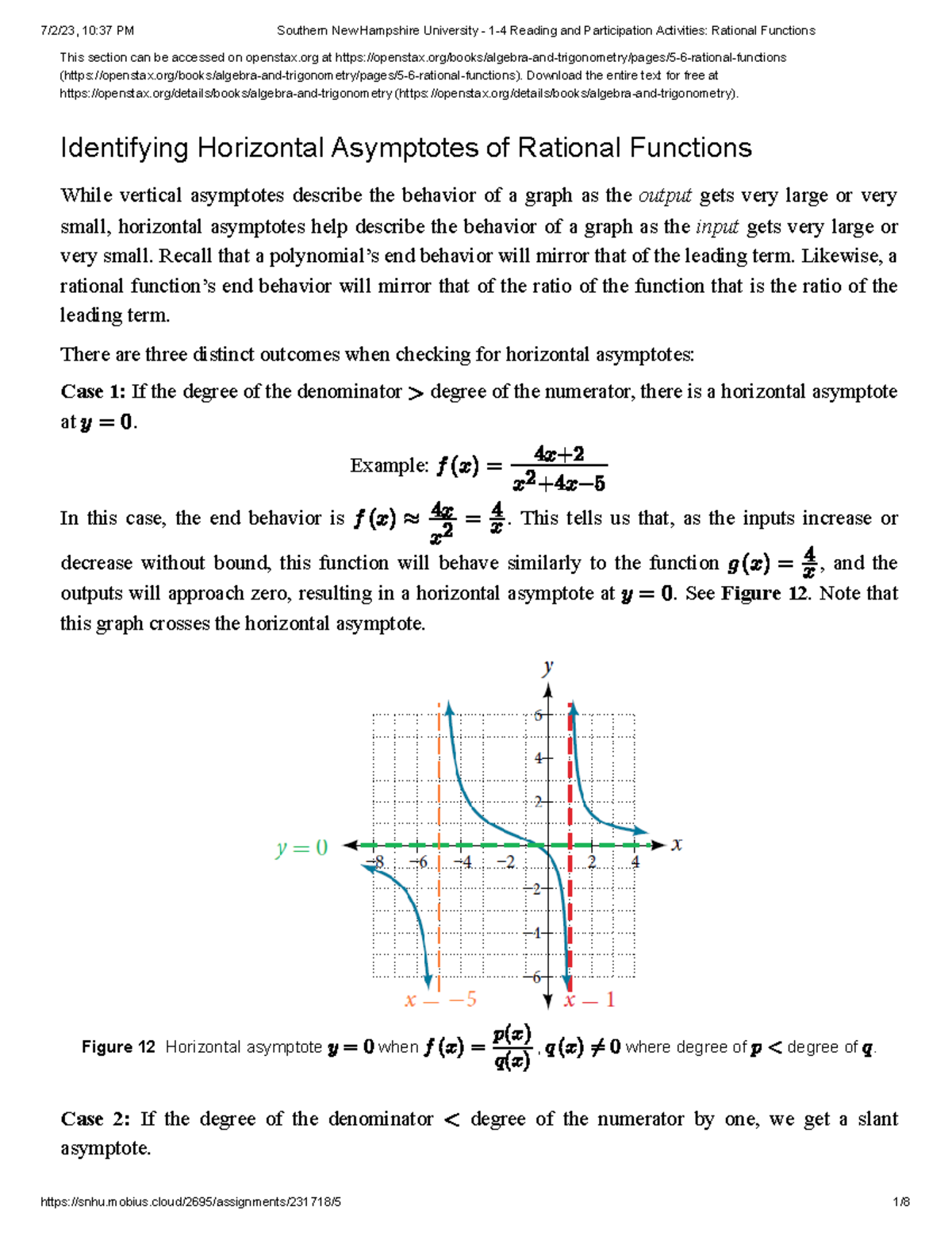 Rational Functions-2 - math help - This section can be accessed on openstax at - Studocu