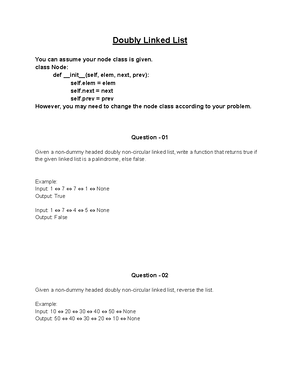 Practice Sheet 5 - Stack - Stack Question - 01 Implement the push, pop and peek functions using ...