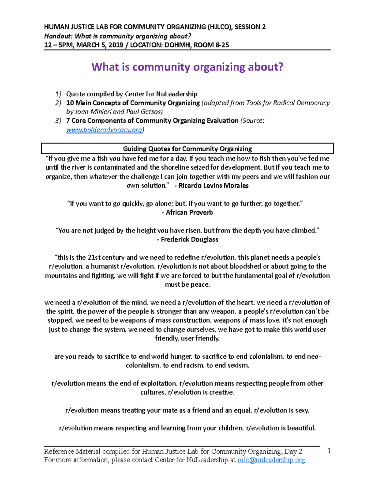 HJL+Community+Organizing+Overview 03052019=HJL+Community+Organizing ...