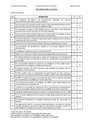 [Solved] 5 Derecho Tributario Administrativo Elabore un organigrama de las - Régimen Tributario ...