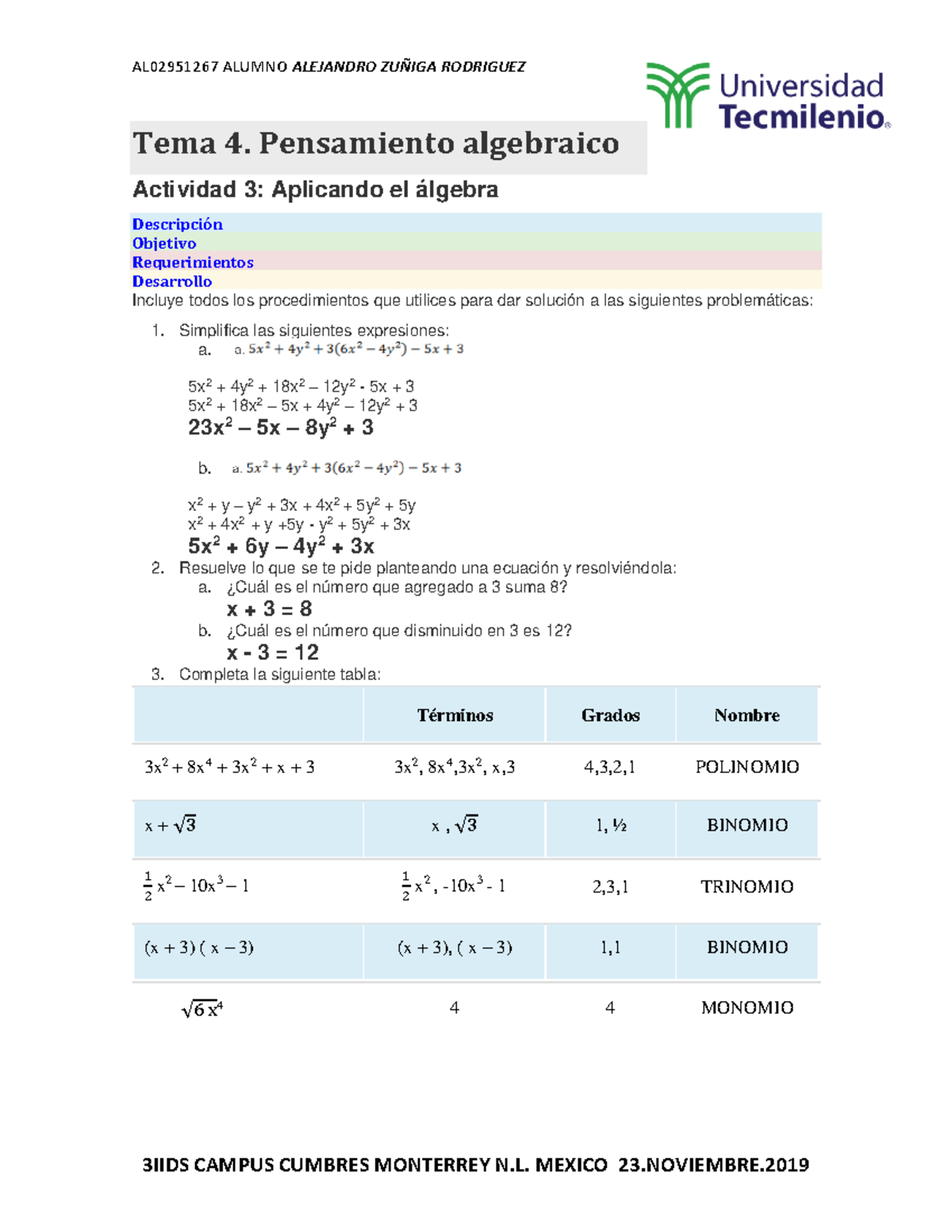 ACT3 - Warning: TT: undefined function: 32 AL02951267 ALUMNO ALEJANDRO ...