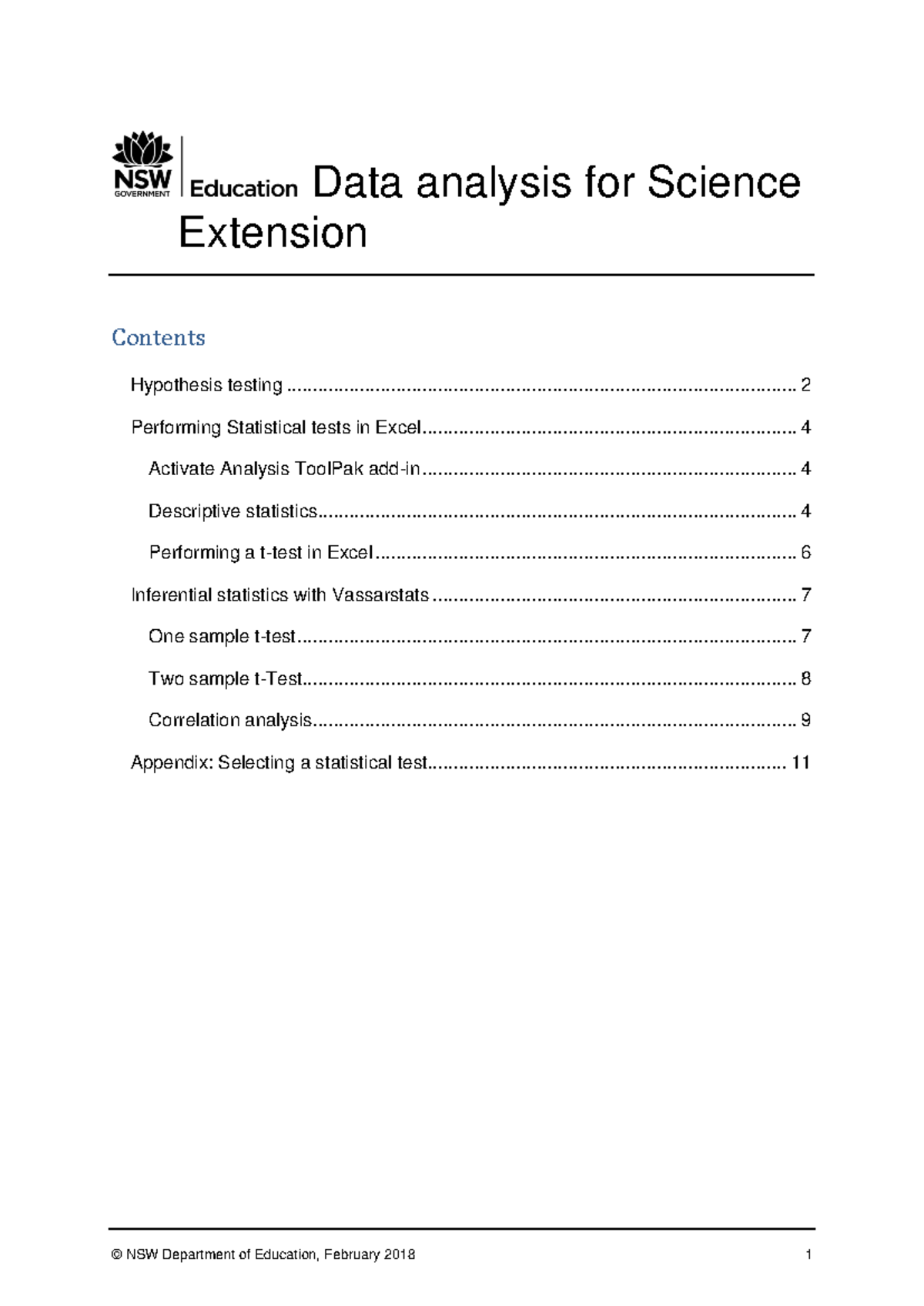 Performing hypothesis and statistical tests - Data analysis for Science ...