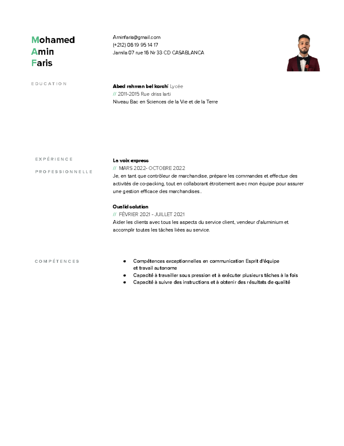Copy of Google UX Design Certificate - Emily Williams Resume [Example ...