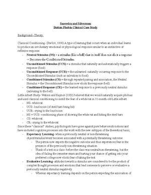 Psychology Final Exam Study Guide - Final Exam Study Guide Chapter One ...