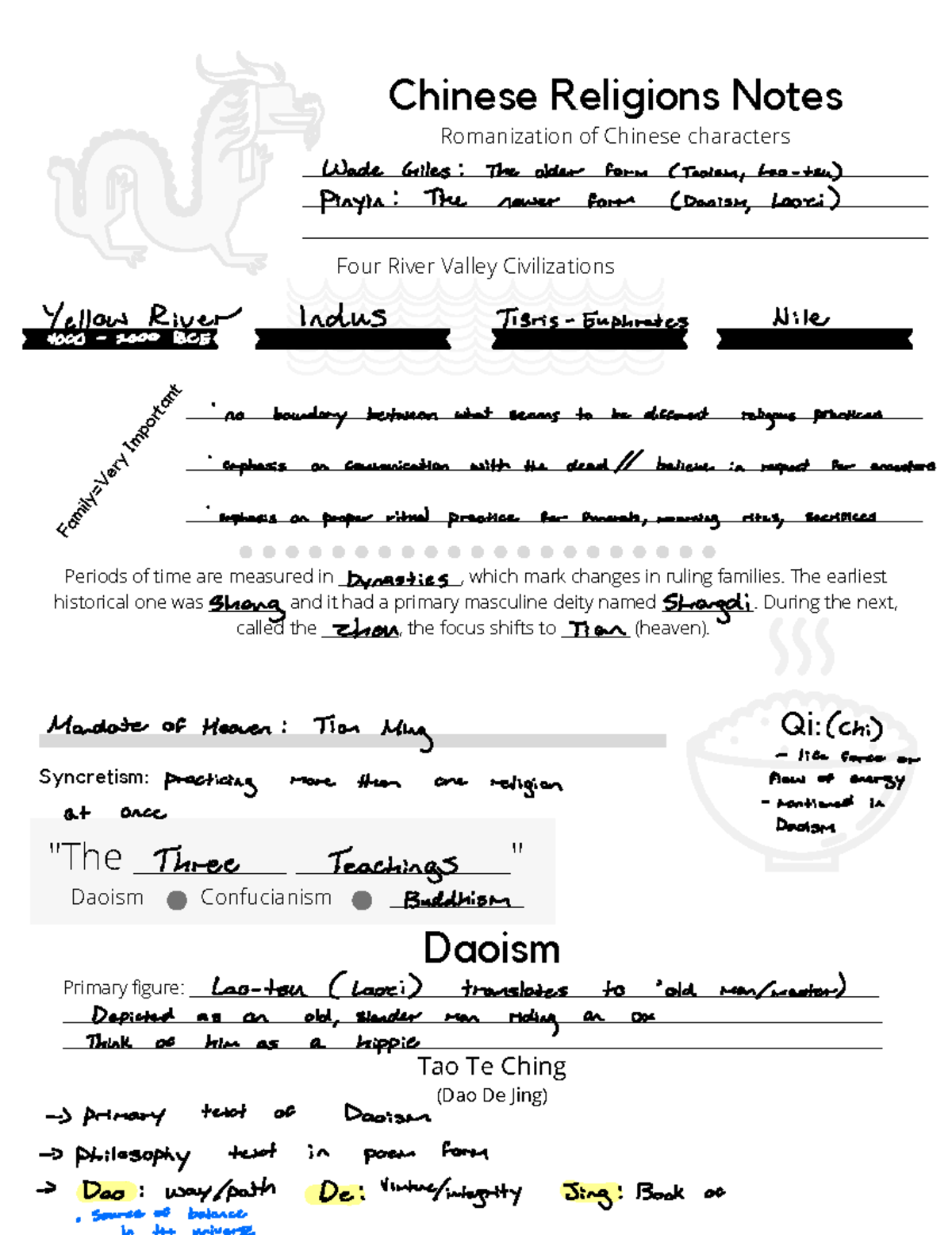 Lecture 5- Chinese Religions ...