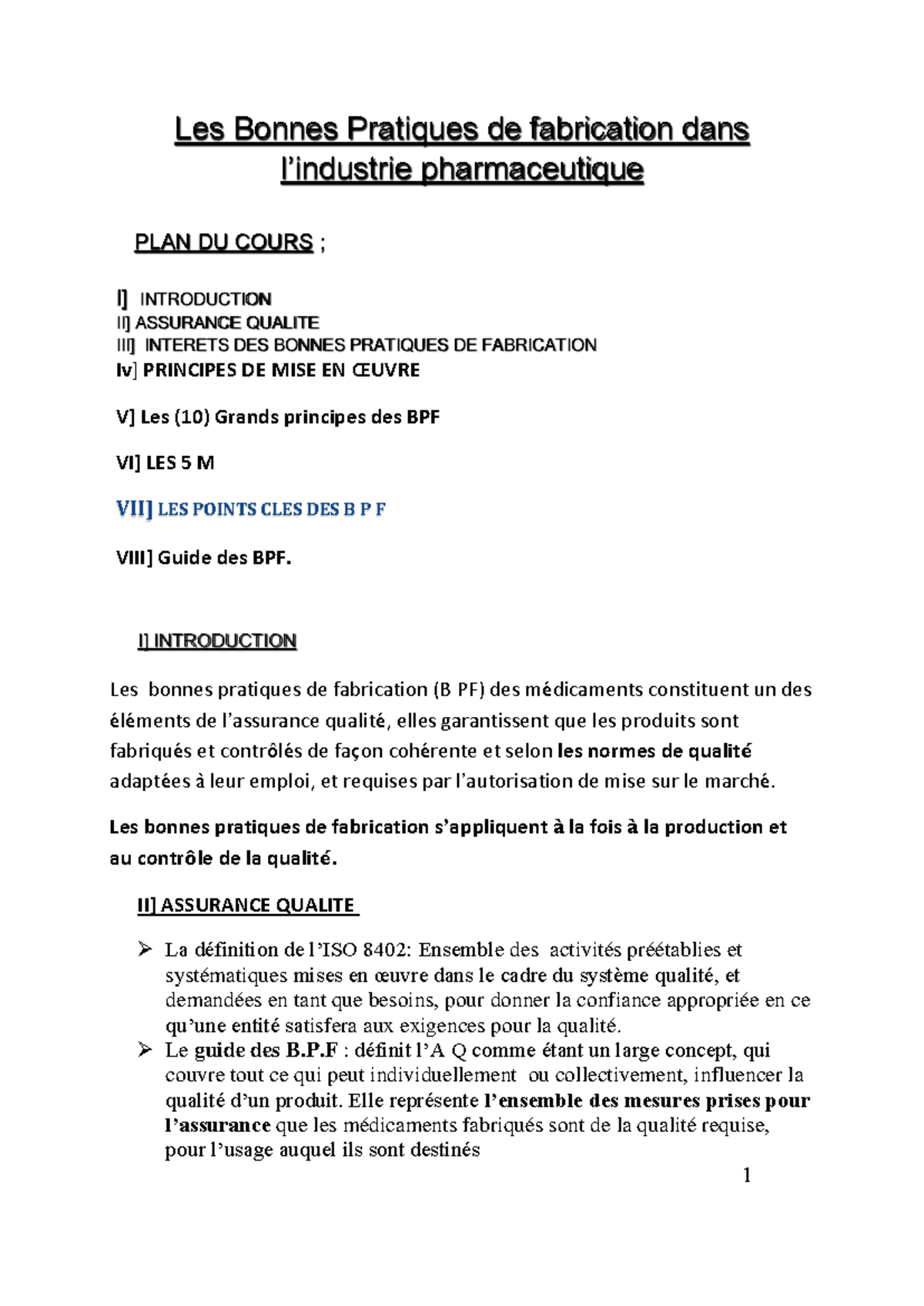 Les Bonnes Pratiques de fabrication dans l - Les Bonnes Pratiques de ...