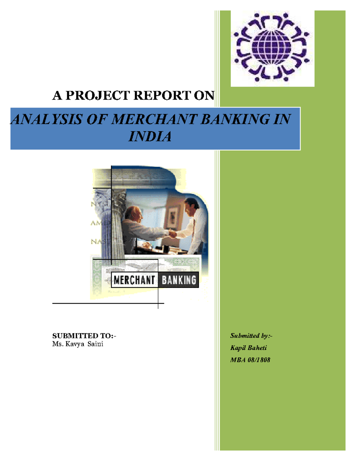 A Project Report ON Analysis OF Merchant - wĕF2u Ęġ 22 ąĐą ####### ġ 2 ...