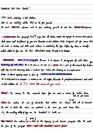 FOUN1014 Annotation Guide 2023/2024 - Annotation 2 mrks) Synthesis (8 ...