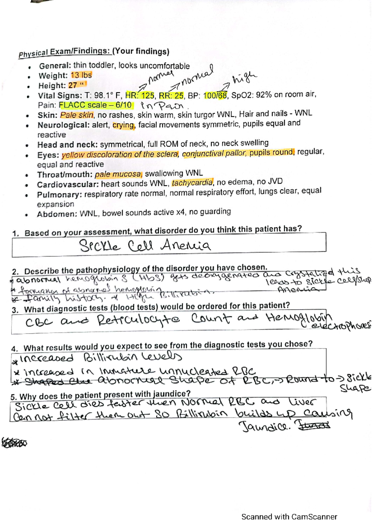 2nd case study - NR-283 - Chamberlain University - Studocu