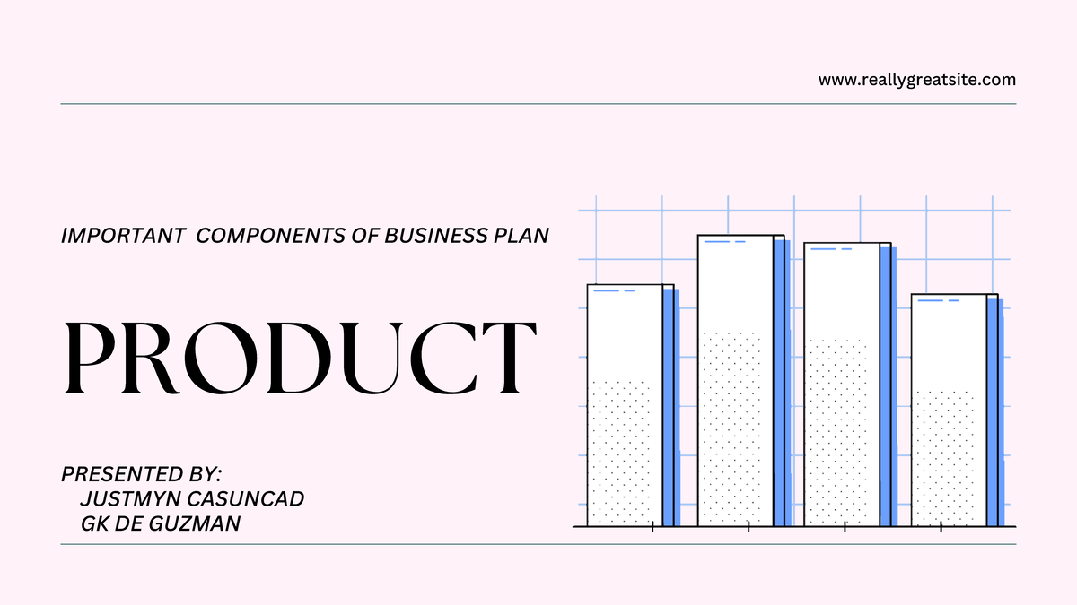 4 Product - Components of Business Plan - PRODUCT ####### IMPORTANT ...