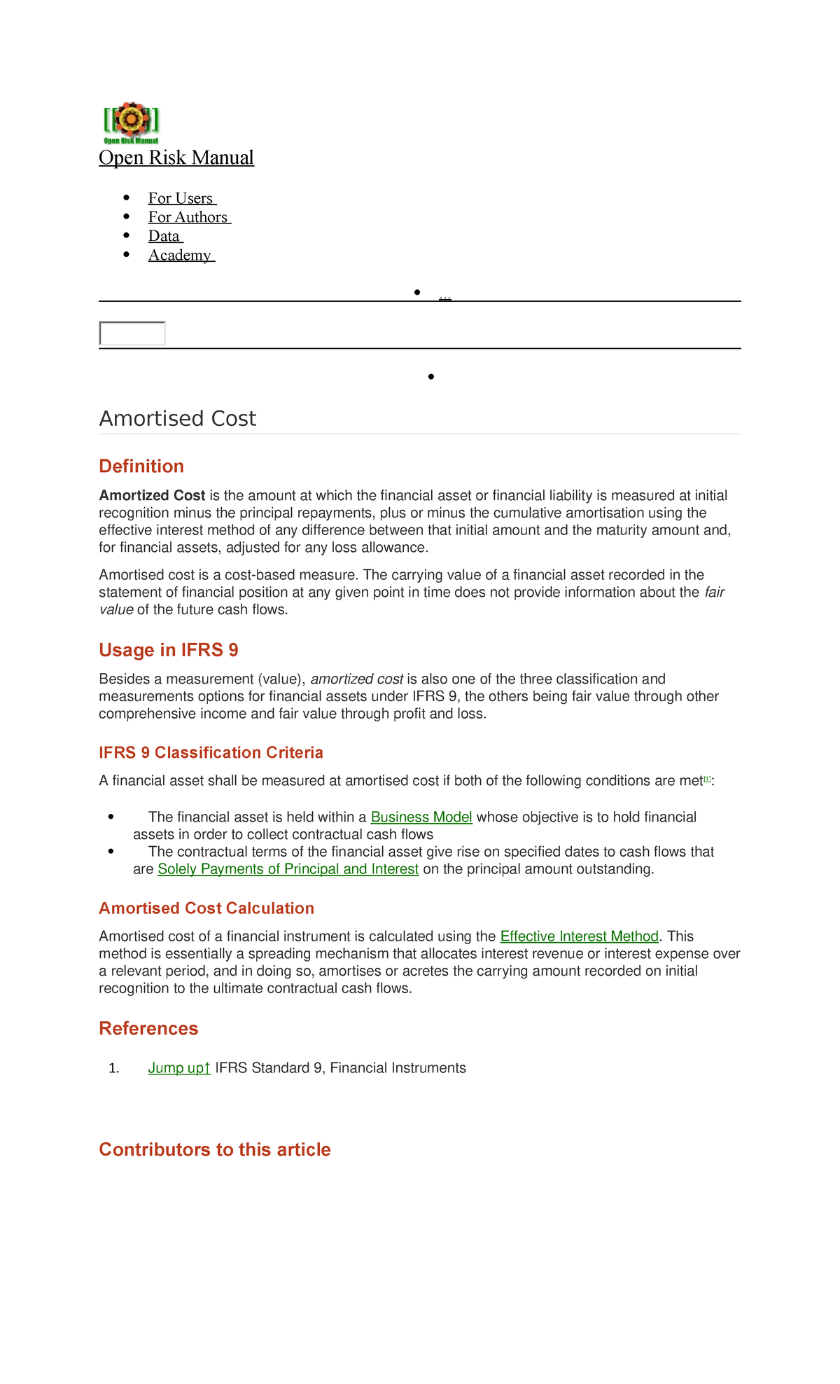 Open Risk Manual - hope this helps?? hahahah just badly need to dl a ...