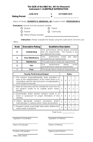 Top Sheet No.13 Research Instrument 4 Community Responsibility 5 ...