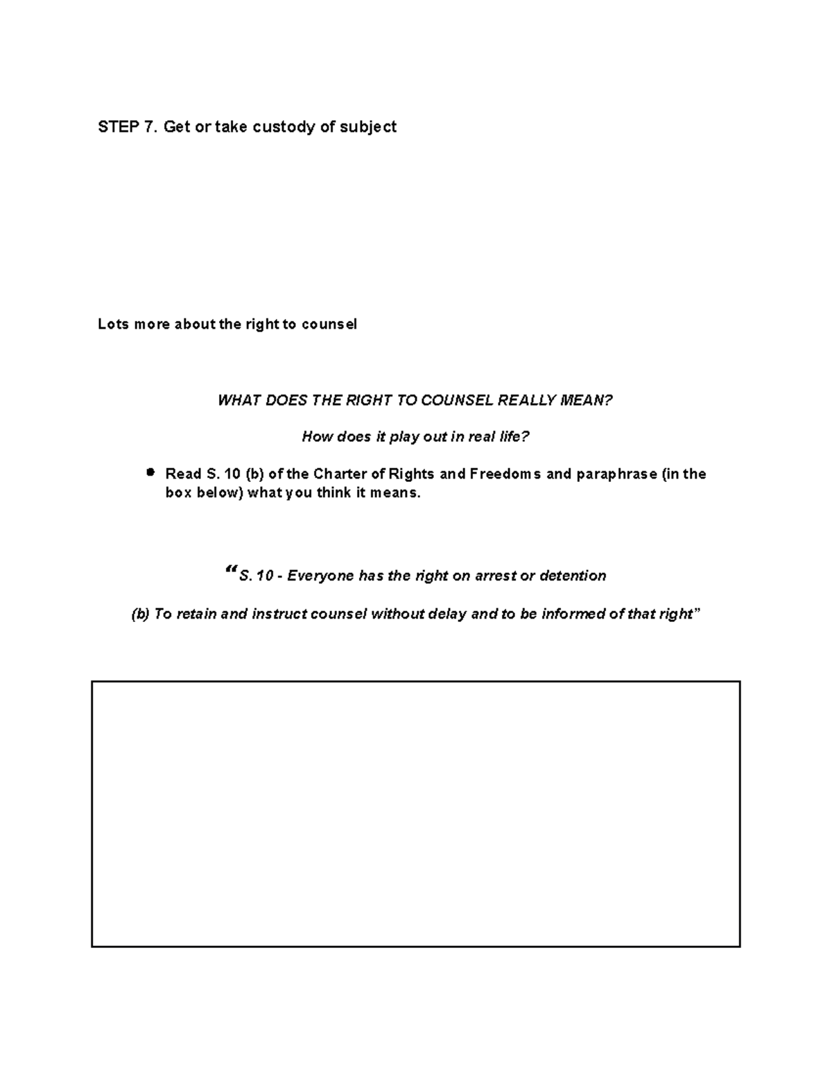 POA Assignment - STEP 7. Get or take custody of subject Lots more about ...