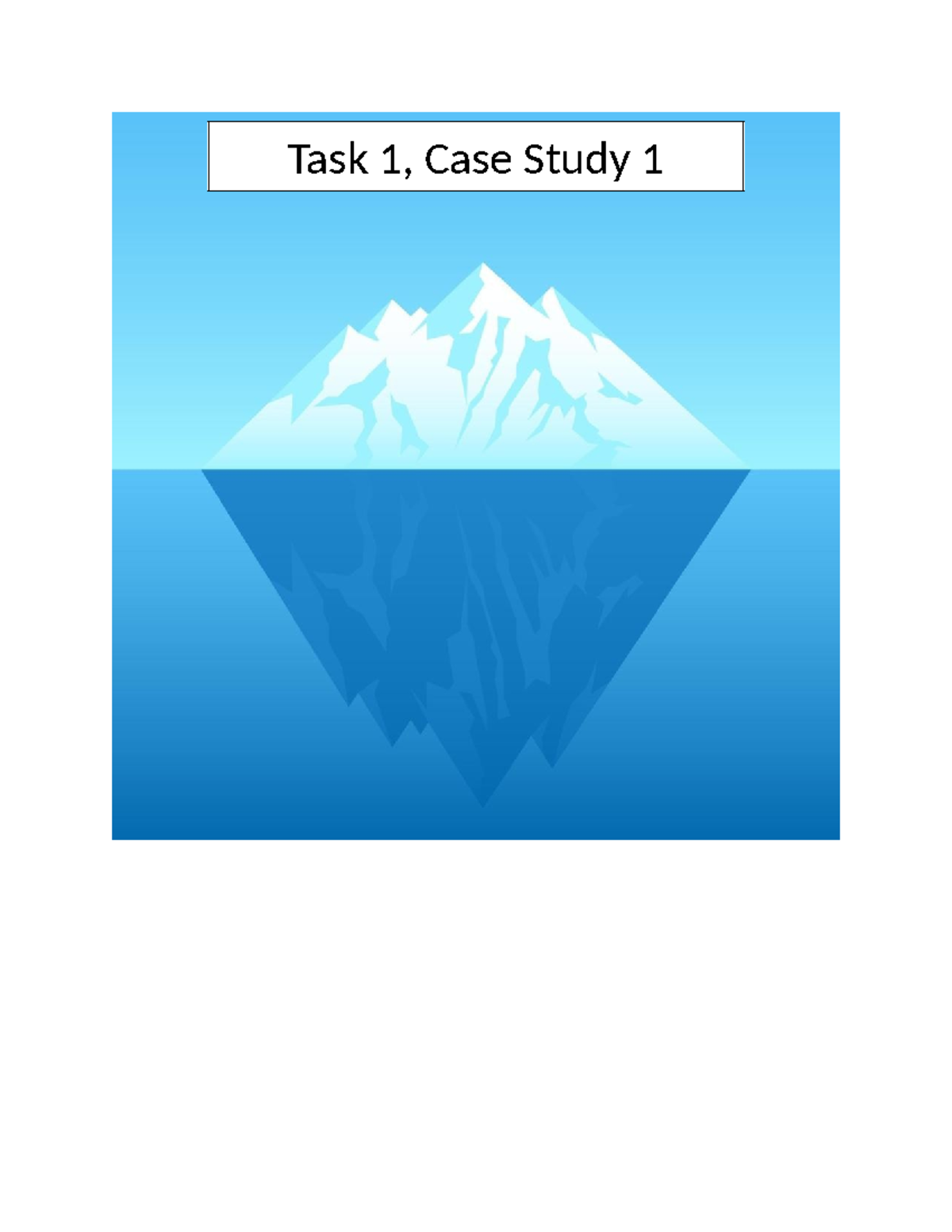 Task 1 case 1 D372 - Passed D372 assignment - D372 - Task 1, Case Study 1 Task 1, Case Study 1 ...