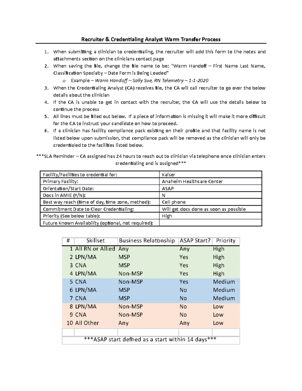 Warm Handoff –Briana Solomon , CNA – 5-11-2020 - Recruiter ...