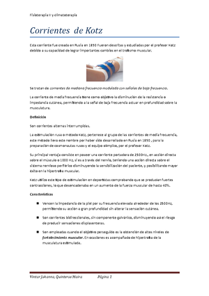 Corrientes TENS - FISIOTERAPIA II Y CLIMATOTERAPIA T.E.N. (ESTIMULACIÓN ...