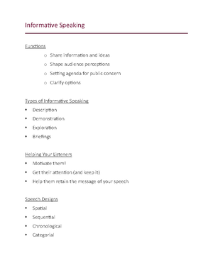 Chapters 1, 2, and 3 Public Speaking Introductions - Chapter 1 Quiz ...