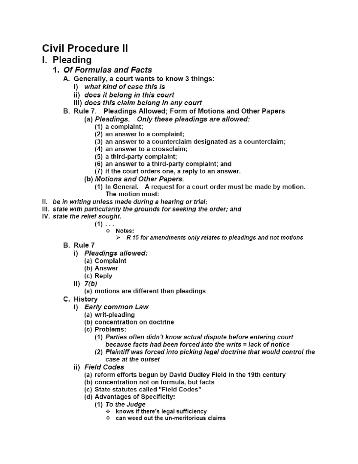 Civil-Procedure-II-ta - Law Office of Ciara L. Vesey, PLLC - CIVP 7142 ...