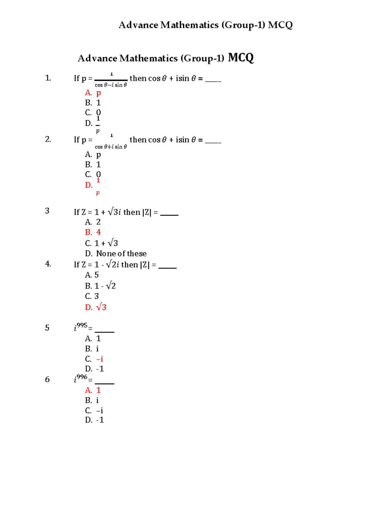 Advance Mathematics-332000 2 - Advanced Mathematics - GTU - Studocu