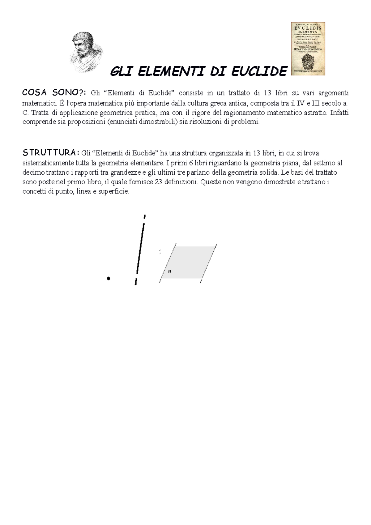 GLI Elementi DI Euclide - GLI ELEMENTI DI EUCLIDE COSA SONO?: Gli “Elementi di Euclide” consiste ...