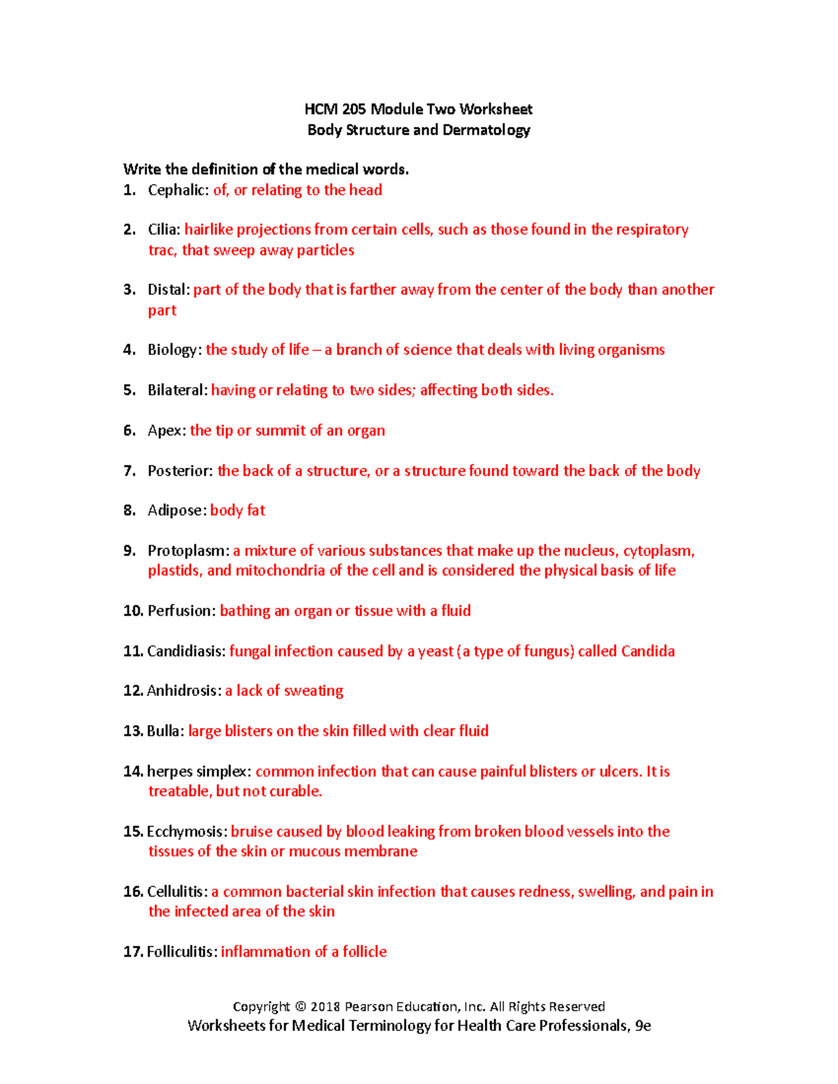 HCM 205 Module Two Worksheet - HCM 205 Module Two Worksheet Body ...