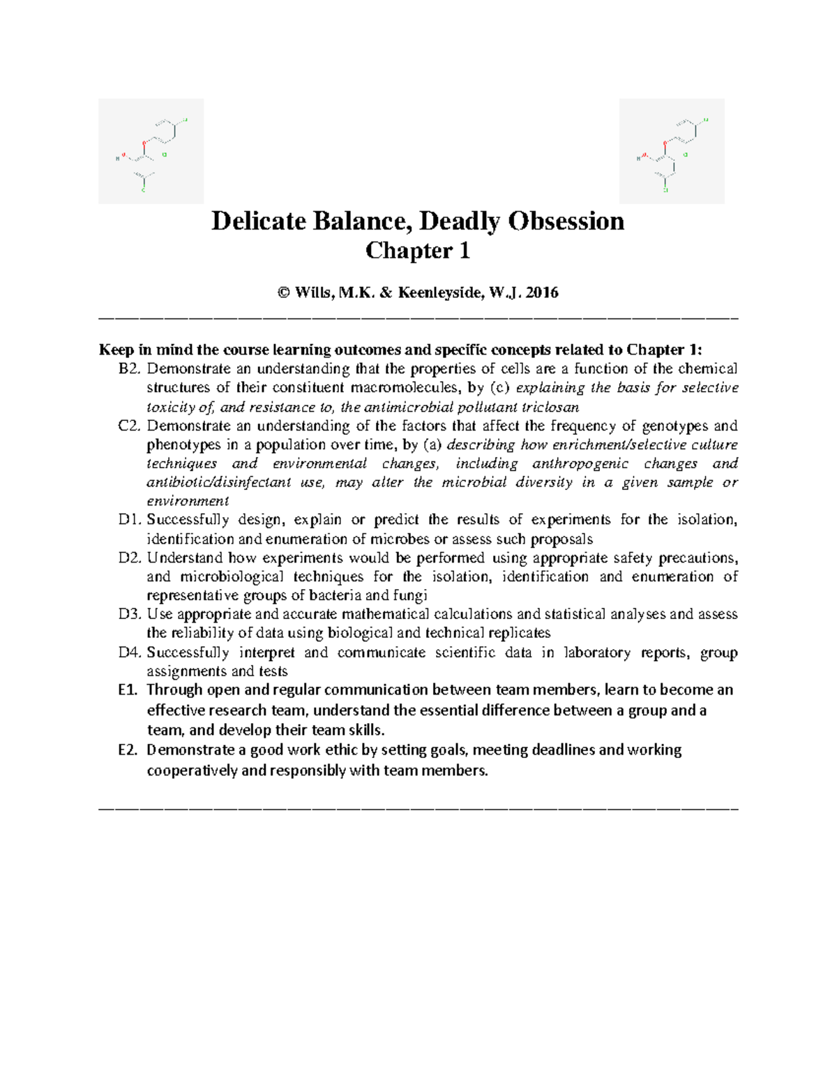 Case Study Chapter 1- Delicate Balance, Deadly Obsession- Introduction ...