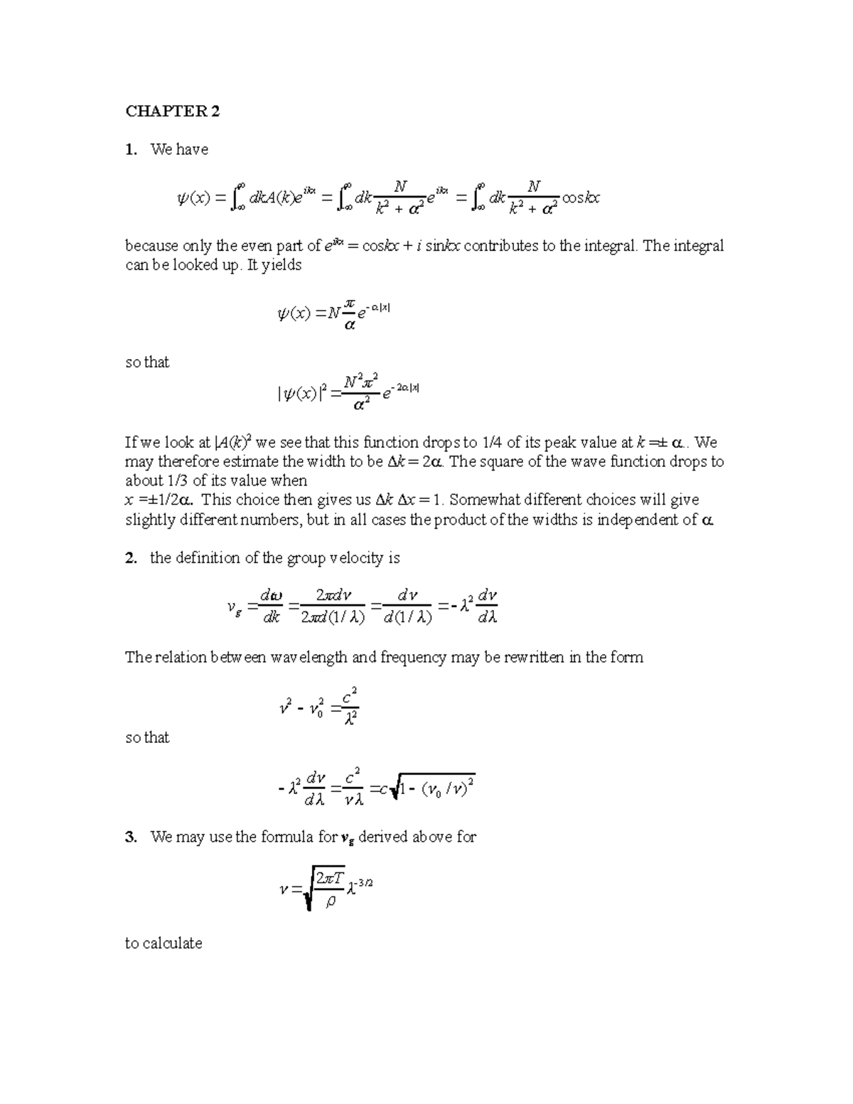 Ch02 - Quantum Physics - Stephen Gasiorowicz (Manual Solutions ...