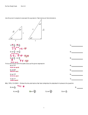 Pre Calc Study Guide TEST Sect 4-5 and 4-6 - PreCalc Study Guide Sect 4 ...