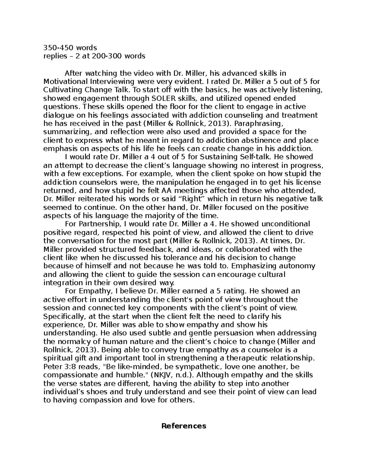 SA- discussion 2 - 350-450 words replies – 2 at 200-300 words After ...