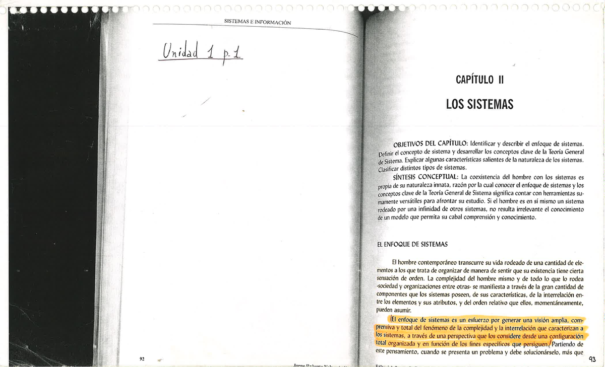 U1 Teoria Gral Sistemas Parte I (Volpentesta) - Principio de la ...