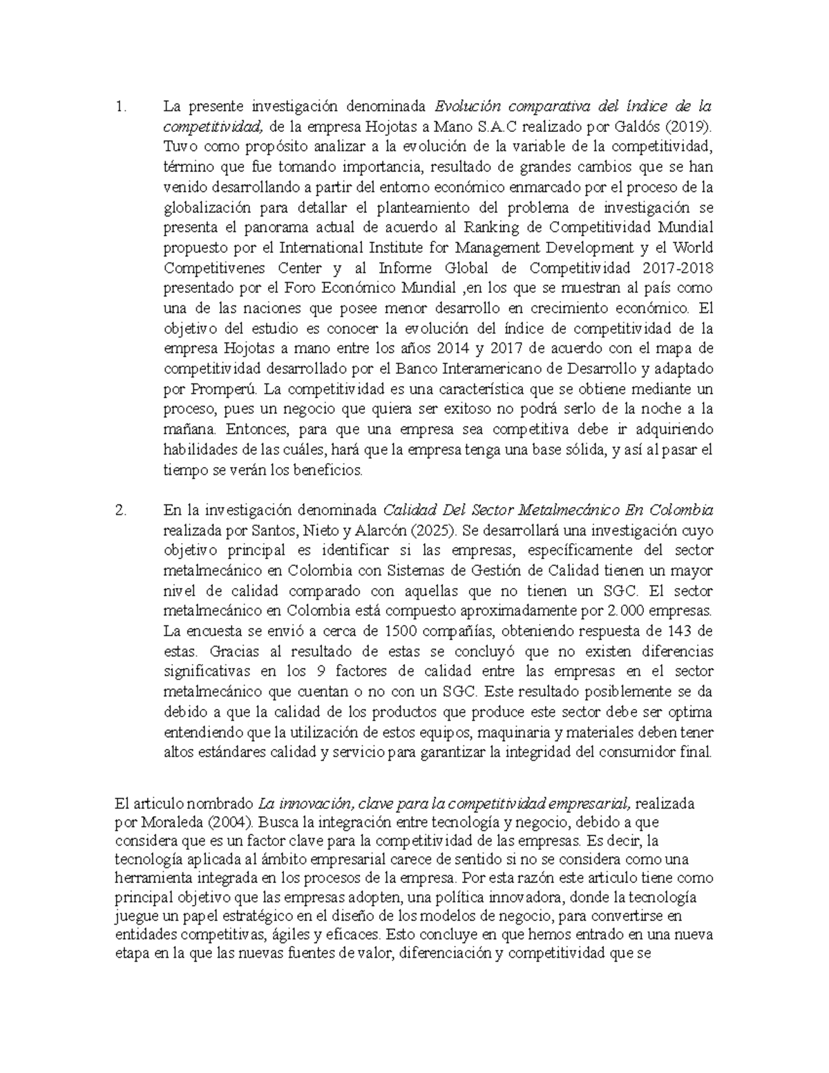 Revisión taller 1 asdasfd asdasdf asd sdaf - La presente investigación ...
