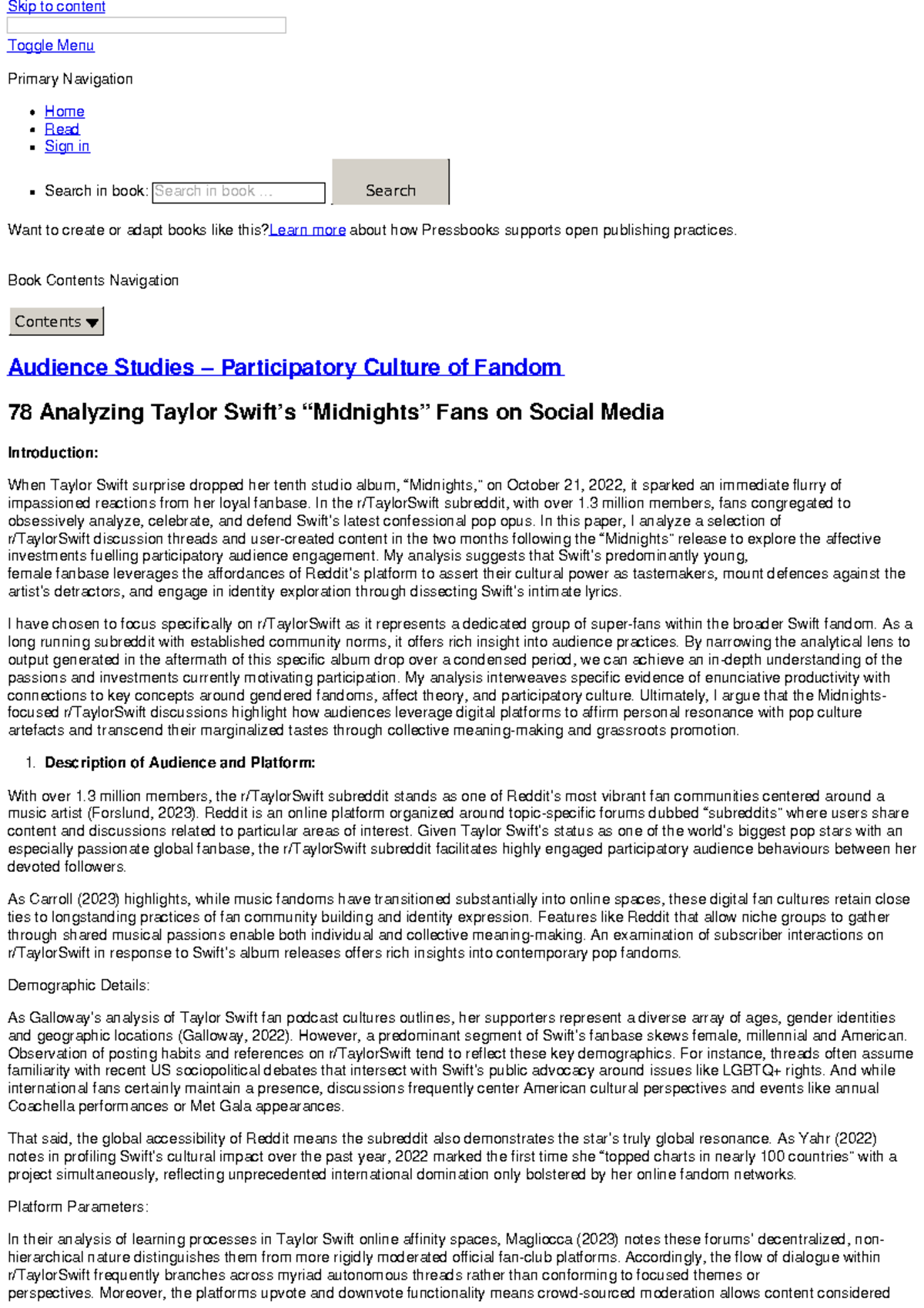 Analyzing Taylor Swift’s “Midnights” Fans on Social Media – Audience ...