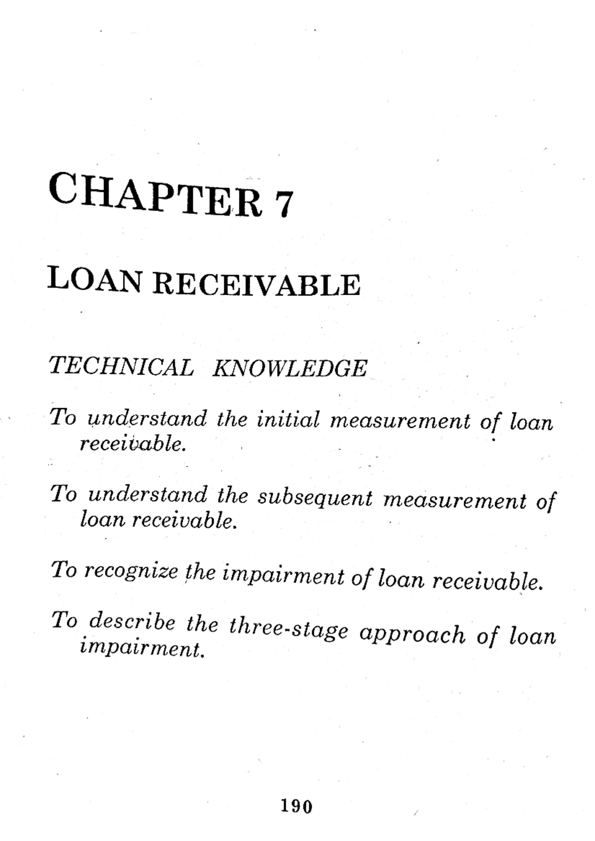 Loans Receivable - Lecture notes 7 - BS Accountancy - Studocu