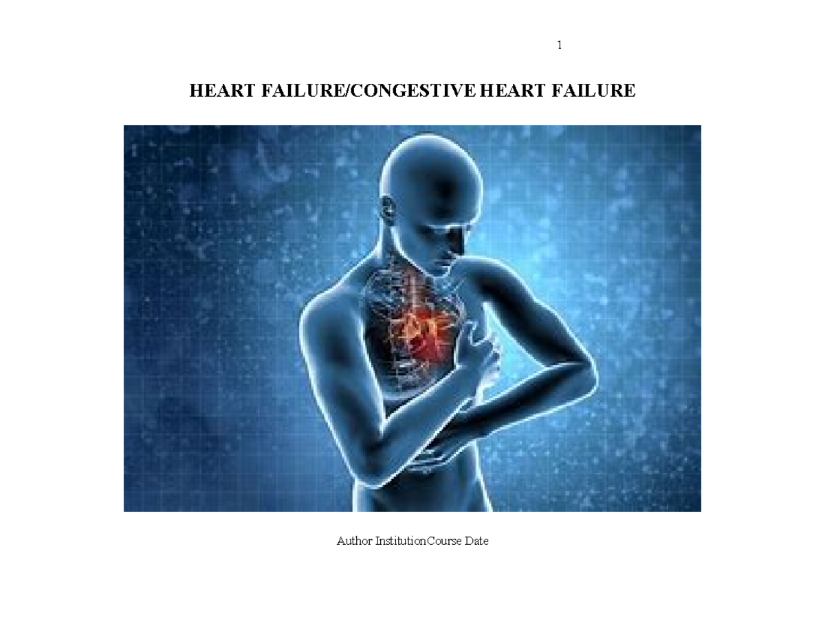 Heart Failure - HEART FAILURE/CONGESTIVE HEART FAILURE Author ...
