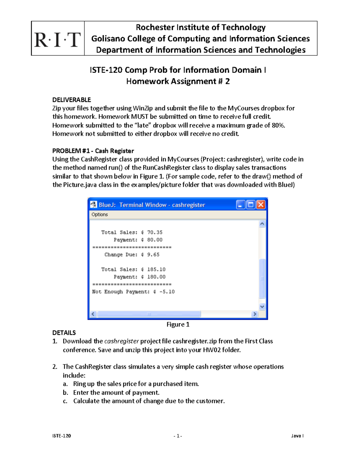 HW02 060613 - Homework Problems - Rochester Institute of Technology ...